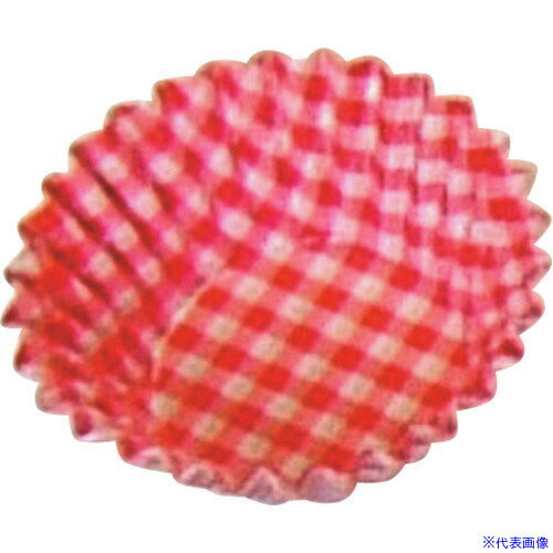 オレンジブック トラスコ中山　TRUSCOTKG オーブンケース チェック柄(250枚入) 6号深口 赤 〔品番:XOC0216〕[ 注番:1380392]特長●紙／PBT耐熱：-40〜180℃●冷凍庫からオーブン・電子レンジでご使用できま...