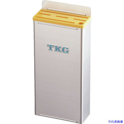 オレンジブック トラスコ中山　TRUSCOTKG 18-8プラ板付カラーナイフラック 小 Bタイプ 黄 〔品番:AHU663〕[ 注番:1383135]特長●HACCPを考えた新しいナイフラック —衛生面に優れたナイフラックです。●背面には...