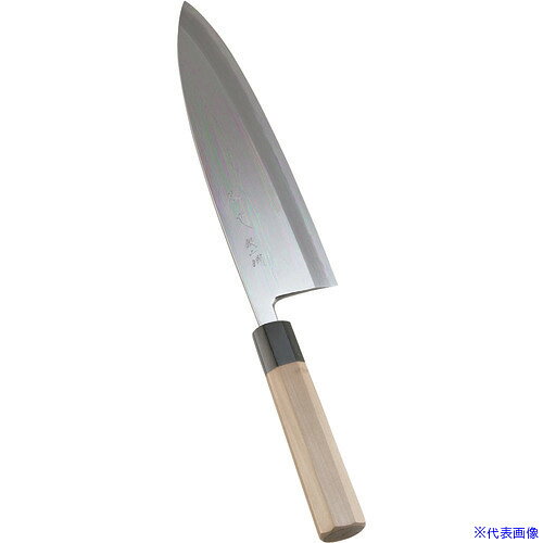 オレンジブック トラスコ中山　TRUSCOTKG SA佐文 銀三鏡面仕上 出刃 24cm 〔品番:ASB40024〕[ 注番:1384710]特長●SA 佐文 銀三 鏡面仕上 (←ロゴ)伝統の技が光る彩新の和庖丁です。●従来の和庖丁と同じ製...