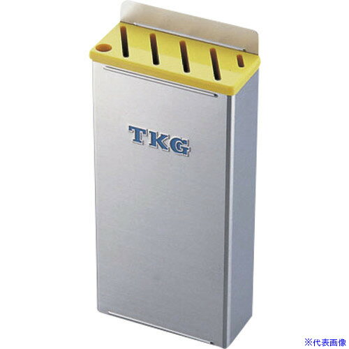 オレンジブック トラスコ中山　TRUSCOTKG 18-8プラ板付カラーナイフラック 小 Aタイプ 黄 〔品番:AHU653〕[ 注番:1384803]特長●HACCPを考えた新しいナイフラック —衛生面に優れたナイフラックです。●背面には...