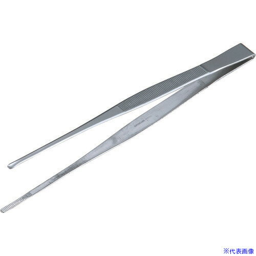 オレンジブック トラスコ中山　TRUSCOTKG 18−0ピンセット 210mm 〔品番:BPV02021〕[ 注番:1389636]特長●細かい作業に最適です。仕様●全長(mm)：210●先端形状：直型仕様2材質/仕上●18-0ステンレス...