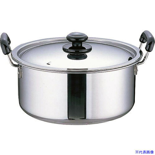 オレンジブック トラスコ中山　TRUSCOTKG SAステンレス プラ柄 厚板実用鍋 30cm 〔品番:AZT0730〕[ 注番:1391096]特長●電磁調理器からハイカロリーバーナーまで、プロの使用に耐える本格派鍋です。●耐孔食性・耐酸...