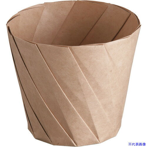 オレンジブック トラスコ中山　TRUSCOTKG おりがみカップ(20枚入) 小 茶 〔品番:GOL0104〕[ 注番:1391374]特長●テイクアウトに最適、カップがトレーに早変わりします。●マフィンなどのベーキングトレーとしても使用で...