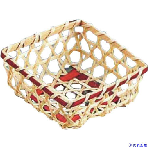 オレンジブック トラスコ中山　TRUSCOTKG 竹製 珍味籠(10個入) 3089 ミニ角8 ブラウン 〔品番:XOI0702〕[ 注番:1394634]特長●料理の盛り付けを演出します。仕様●色：ブラウン仕様2●幅×奥行×高さ(mm)：...