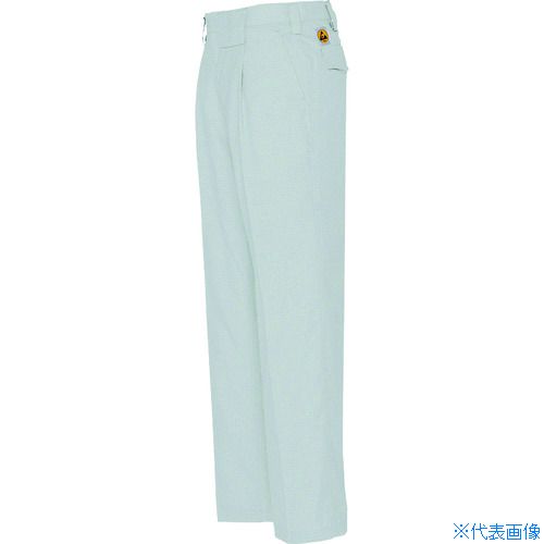 オレンジブック トラスコ中山　TRUSCOアイトス ワークパンツ(1タック) シルバーグレー 110 〔品番:6412003110〕[ 注番:1396781]特長●弱電・半導体・電子部品・精密機器製造など静電気を嫌うアッセンブルライン向けワ...