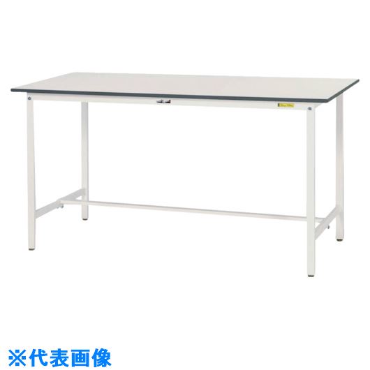 オレンジブック トラスコ中山　TRUSCOヤマテック 軽量作業台 ワークテーブル150シリーズ 固定式 W1800×D450×H950mm シルキーホワイト 〔品番:SUPH1845WW〕[ 注番:1400073]特長●均等耐荷重150kg...