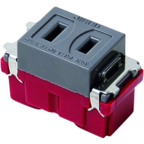 オレンジブック トラスコ中山　TRUSCOSUGATSUNE (210033133)JEC−BN−5−SG 埋込コンセント 〔品番:JECBN5SG〕[ 注番:1406566]特長●コンセントカバーDMC型に取り付けできる埋込コンセントです...