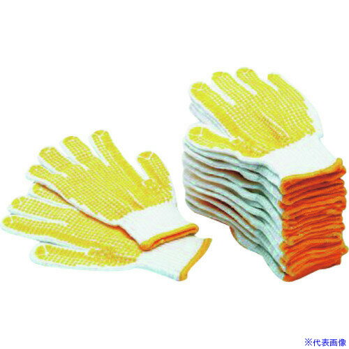 オレンジブック トラスコ中山　TRUSCOタスコ すべり止め付手袋(10双入) 〔品番:TA967CX〕[ 注番:1429248]特長●太い糸を使用した厚手すべり止め手袋です。仕様仕様2●素材：(手袋)綿・ポリエステル・レーヨン・その他(す...