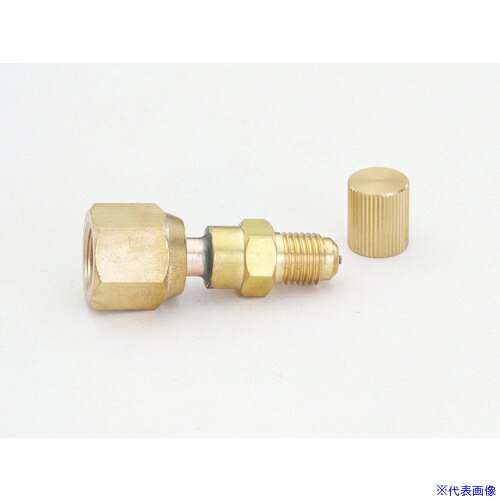 オレンジブック トラスコ中山　TRUSCOタスコ フレアアダプター(5/16メスX1/4オス) 〔品番:TA223L〕[ 注番:1430648]特長●メタルタッチなので圧力もれがゼロです。仕様仕様2●1/4フレアオス(ムシ付)×5/16フレ...