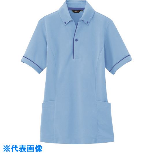 オレンジブック トラスコ中山　TRUSCOアイトス サイドポケット半袖ポロシャツ(男女兼用) サックス 5L 〔品番:76680075L〕[ 注番:1433135]特長●スマホも入る大きなサイドポケット付きです。仕様●色：サックス●サイズ：...
