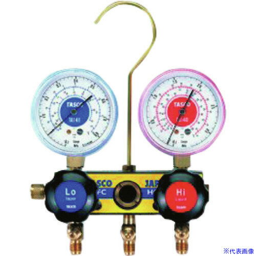 オレンジブック トラスコ中山　TRUSCOタスコ R22 R12 R502用サイトグラス付ゲージマニホールド 〔品番:TA120T〕[ 注番:1433774]特長仕様仕様2●バルブ…高耐圧ニードルパッキン。●ゲージ取付ネジ…1/8″NPT。...