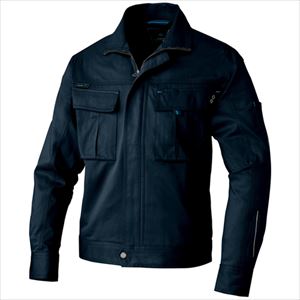 オレンジブック トラスコ中山　TRUSCOアイトス 長袖ブルゾン(男女兼用) ディープネイビー 5L 〔品番:607010185L〕[ 注番:1436085]特長●使い込むほどに味わいが出る綿素材です。●耐久性に優れ、実用性も兼ね備えたニュ...