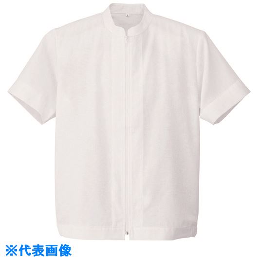 オレンジブック トラスコ中山　TRUSCOアイトス 半袖衛生コート(男女兼用) ホワイト 5L 〔品番:HH10020015L〕[ 注番:1437587]特長●通気性と清涼感ある肌触りが特徴の快適素材シャミラントロを使用しています。仕様●色...