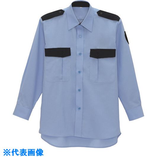 オレンジブック トラスコ中山　TRUSCOアイトス 長袖シャツ ライトサックス 5L 〔品番:670350375L〕[ 注番:1438051]特長●機能性と快適性を追求したプロ仕様の警備服です。仕様●色：ライトサックス●サイズ：5L●タイプ...