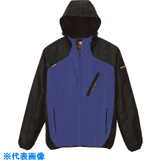 オレンジブック トラスコ中山　TRUSCOアイトス パーカーブルゾン(男女兼用) ロイヤルブルー×ブラック 5L 〔品番:103021065L〕[ 注番:1439164]特長●屋外での作業、風やほこりのたつ現場で役立つパーカーブルゾンです。...