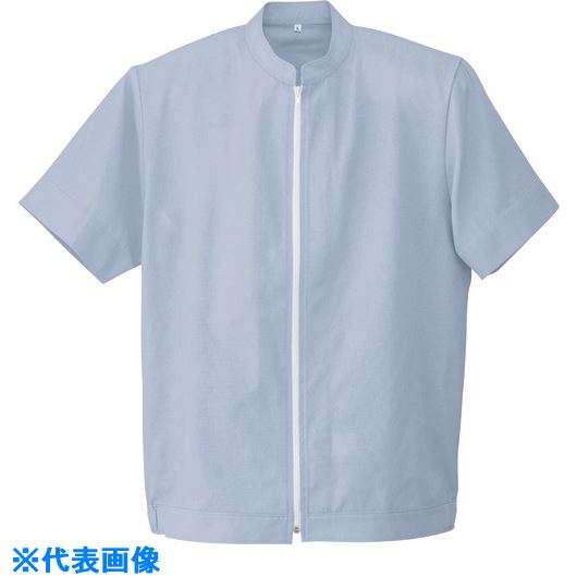 オレンジブック トラスコ中山　TRUSCOアイトス 半袖衛生コート(男女兼用) サックス 3L 〔品番:HH10020073L〕[ 注番:1439212]特長●通気性と清涼感ある肌触りが特徴の快適素材シャミラントロを使用しています。仕様●色...