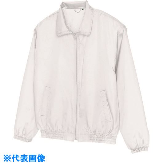 オレンジブック トラスコ中山　TRUSCOアイトス 裏メッシュブルゾン(男女兼用) ホワイト S 〔品番:50102001S〕[ 注番:1439222]特長●定番の裏メッシュブルゾンです。仕様●色：ホワイト●サイズ：S仕様2●ファスナー：ビ...