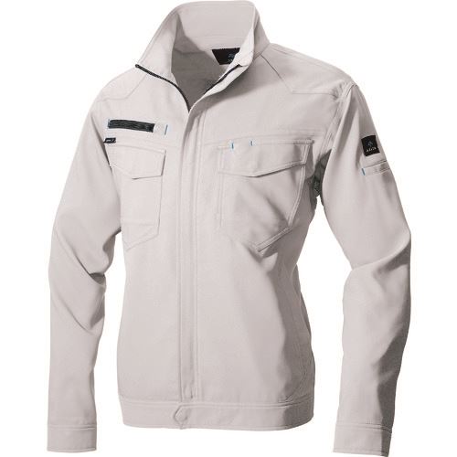 オレンジブック トラスコ中山　TRUSCOアイトス 長袖サマーブルゾン(男女兼用) シルバーグレー L 〔品番:2930003L〕[ 注番:1440601]特長●軽量ストレッチ素材で爽快感抜群のワークウエアです。仕様●色：シルバーグレー●サ...