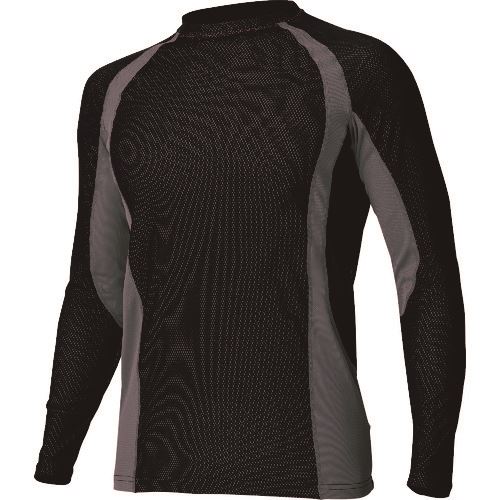 オレンジブック トラスコ中山　TRUSCOアイトス コンプレスフィット長袖シャツ ブラック 5L 〔品番:5510340105L〕[ 注番:1441231]特長●光の熱戦を遮蔽しウエア内の温度上昇を抑え、発汗時に涼感を感じていただけるWIN...
