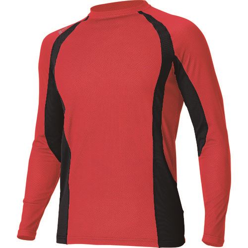 オレンジブック トラスコ中山　TRUSCOアイトス コンプレスフィット長袖シャツ レッド 3L 〔品番:5510340093L〕[ 注番:1441291]特長●光の熱戦を遮蔽しウエア内の温度上昇を抑え、発汗時に涼感を感じていただけるWINC...