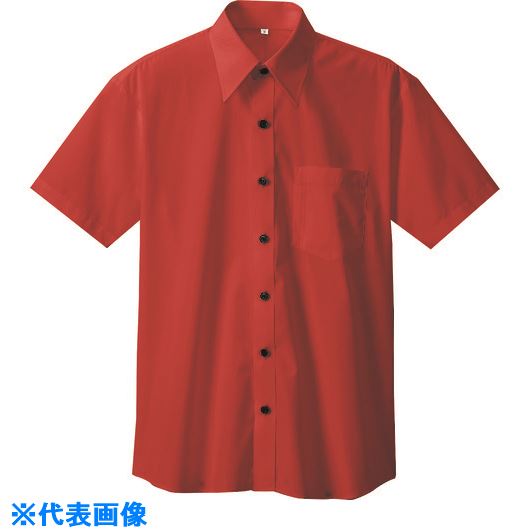 オレンジブック トラスコ中山　TRUSCOアイトス 半袖シャツ(男女兼用) レッド SS 〔品番:8021009SS〕[ 注番:1442558]特長●シャープで洗練された、スタンダードブロードクロスシャツです。仕様●色：レッド●サイズ：SS...