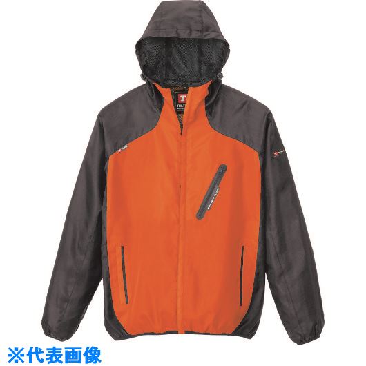 オレンジブック トラスコ中山　TRUSCOアイトス パーカーブルゾン(男女兼用) オレンジ×チャコール 4L 〔品番:103021634L〕[ 注番:1443899]特長●屋外での作業、風やほこりのたつ現場で役立つパーカーブルゾンです。仕様...
