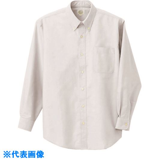 オレンジブック トラスコ中山　TRUSCOアイトス 長袖T/Cオックスボタンダウンシャツ(男女兼用) ホワイト SS 〔品番:7822001SS〕[ 注番:1444157]特長●ゆったりシルエットのオックスフォードシャツです。仕様●色：ホワ...