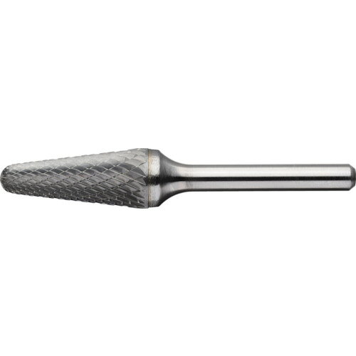 オレンジブック トラスコ中山　TRUSCOMRA 超硬バー Cシリーズ 形状:テーパー先丸(クロスカット) 刃長29mm 〔品番:CB7C104〕[ 注番:1448404]特長●シャンク径6mmの超硬バーです。●最も一般的に使用されている形...