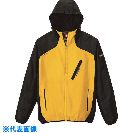 オレンジブック トラスコ中山　TRUSCOアイトス パーカーブルゾン(男女兼用) イエロー×ブラック 4L 〔品番:103021194L〕[ 注番:1448600]特長●屋外での作業、風やほこりのたつ現場で役立つパーカーブルゾンです。仕様●...
