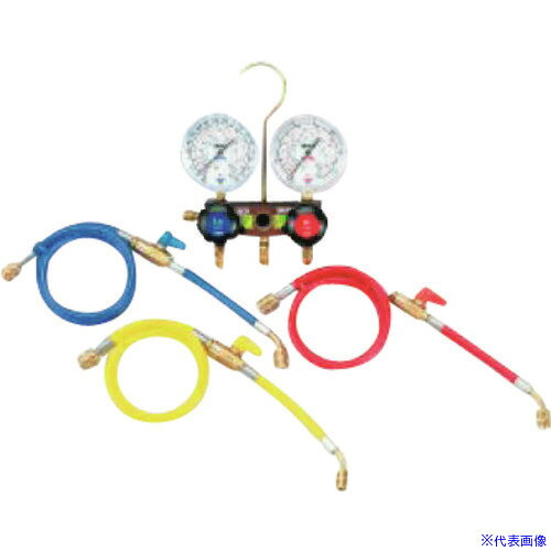 オレンジブック トラスコ中山　TRUSCOタスコ R404A R407C R507A R134a用サイトグラス付ゲージマニホールドキット 〔品番:TA124V〕[ 注番:1449554]特長仕様●高圧連成計(MPa)：0.1〜1.8(TA1...