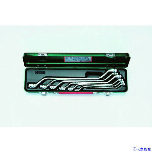 オレンジブック トラスコ中山　TRUSCOタスコ メガネレンチセット(45°タイプ)(6本組) 〔品番:TA734XS〕[ 注番:1449585]特長仕様仕様2材質/仕上セット内容/付属品●金属ケース入（ミリ）●対辺10×12・12×14・...