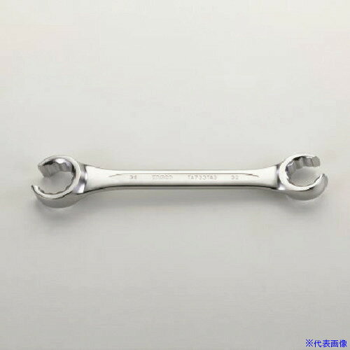 オレンジブック トラスコ中山　TRUSCOタスコ フレアナットレンチ 〔品番:TA733TA5〕[ 注番:1449662]特長●鍛造品のため非常に丈夫で長く使用しても口が開きません。仕様●フレアナットサイズ：3/8×5/8仕様2材質/仕上セ...
