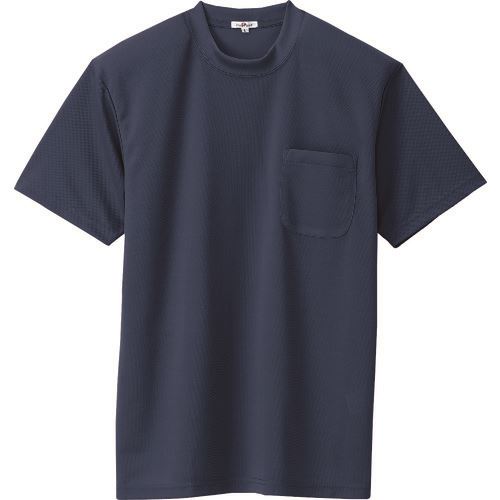オレンジブック トラスコ中山　TRUSCOアイトス 吸汗速乾(クールコンフォート)半袖Tシャツ(ポケット付)(男女兼用) ネイビー L 〔品番:10576008L〕[ 注番:1450563]特長●吸汗速乾に優れた爽快な着心地のTシャツです。...