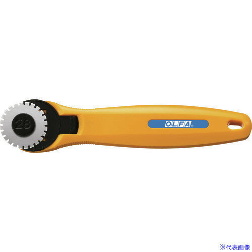 オレンジブック トラスコ中山　TRUSCOOLFA ロータリーカッター ミシン目ロータリー28 全長147mm 〔品番:235BY〕[ 注番:1456929]特長●紙、フィルム、ビニールなどに、必要な時に切り離せるミシン目を入れることができ...