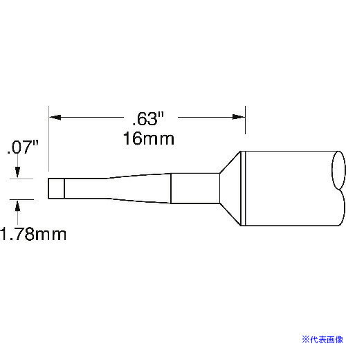 オレンジブック トラスコ中山　TRUSCOメトカル Metcal MFR-1160・SP-200シリーズ チップカートリッジ 〔品番:SSC742A〕[ 注番:1459193]特長●MFR-H6-SSCハンドピースやMFR-UK6、SP-H...
