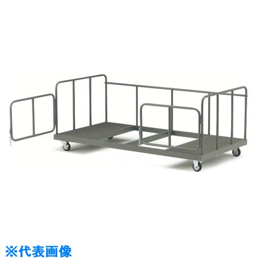 オレンジブック トラスコ中山　TRUSCOTOKIO テーブル用台車 〔品番:FDT900〕[ 注番:1459881]特長用途●奥行450mm以下の折り畳みテーブルが10台あるいは、奥行900mm以下の折り畳みテーブルが5台積載可能仕様●扉...