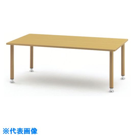オレンジブック トラスコ中山　TRUSCOTOKIO ダイニングテーブル 塗装脚 1800X900 メープル 〔品番:MYT1890TMP〕[ 注番:1464510]特長●天板の高さを5段階で20mmピッチで調整できます。仕様●間口(mm)...