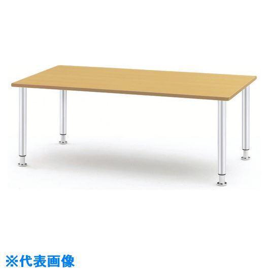 オレンジブック トラスコ中山　TRUSCOTOKIO ダイニングテーブル メッキ脚 1200X750 メープル 〔品番:MYT1275MMP〕[ 注番:1466174]特長●天板の高さを5段階で20mmピッチで調整できます。仕様●間口(mm...