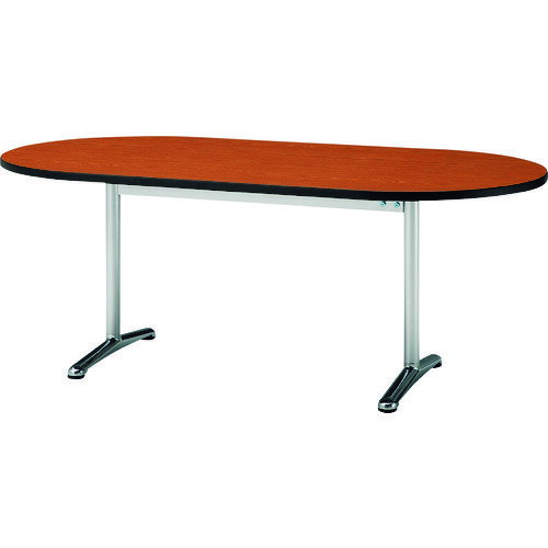 オレンジブック トラスコ中山　TRUSCOTOKIO ミーティングテーブル 楕円型 1500X900 チーク 〔品番:ATT1590RST〕[ 注番:1470864]特長用途●会議室・打合せ・食堂等に。仕様●間口(mm)：1500●奥行(m...