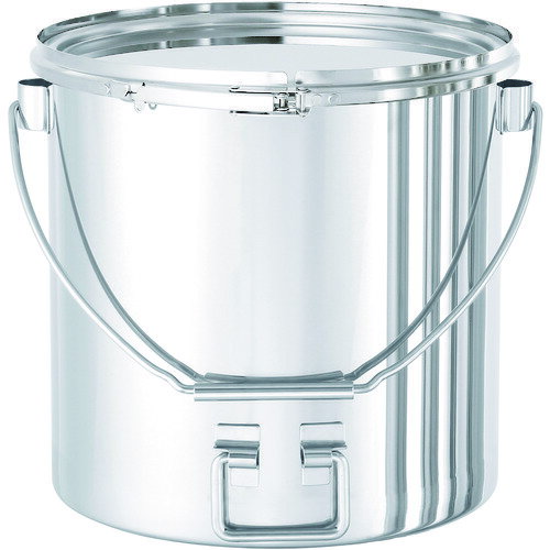 オレンジブック トラスコ中山　TRUSCOMONOVATE 吊り下げ式下部折りたたみ取っ手付密閉容器(バンド式/CR) 15L 〔品番:CTLBDF27PCL〕[ 注番:1471328]特長●バケツやペール缶のように片手で容器を持ち上げられ...