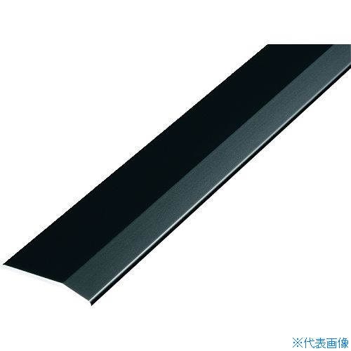 オレンジブック トラスコ中山　TRUSCOASSIST 床金物20−112ABLヘの字押え 穴明 アルミブラック 1/2定尺2.00M 〔品番:20112ABL24H〕[ 注番:1471555]特長●床材施工後に床材の上から取り付ける押え金...