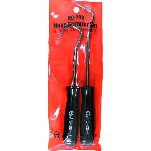 オレンジブック トラスコ中山　TRUSCO日平 ホース剥がし ホーススクレッパーセット 〔品番:HQ20S〕[ 注番:1473300]特長●特殊なピック形状で力が入れやすく固着したものや抜きにくい場所のホースを容易に抜き取ることができます。...