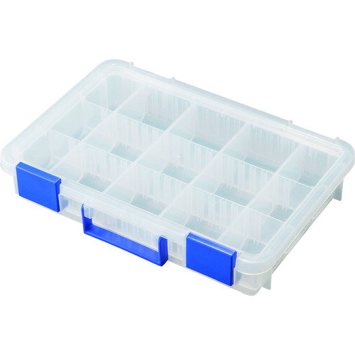 オレンジブック トラスコ中山　TRUSCOJEJアステージ パーツストッカー クリア 〔品番:PS360CL〕[ 注番:1487118]特長●用途に合わせて移動できる仕切り付きです。●細かいネジや部品などが取り出しやすい底部角のカーブ形状で...