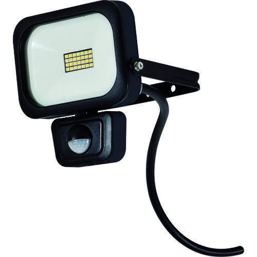 オレンジブック トラスコ中山　TRUSCONICHIDO LEDセンサーライト フラットセンサーライト 10W 屋外型 900Lm 〔品番:SLSF10W〕[ 注番:1488148]特長●人の動きを感知して点灯します。●作動のタイミングは夜...