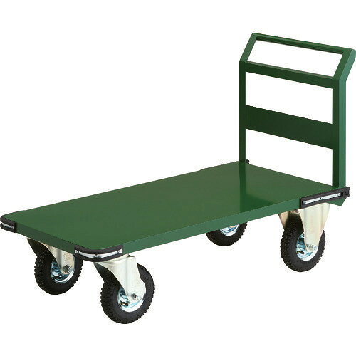 オレンジブック トラスコ中山　TRUSCOTRUSCO 鋼鉄製運搬車 1200X600 空気入タイヤ 〔品番:PH2LAR〕[ 注番:1495858]特長●鋼鉄製台車はオール溶接構造のため強度が抜群で機能的設計です。●あらゆる角度からの衝撃...