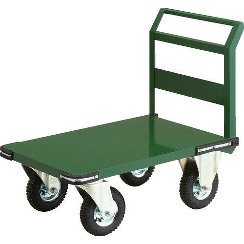 オレンジブック トラスコ中山　TRUSCOTRUSCO 鋼鉄製運搬車 900X600 プレス製空気入タイヤ 〔品番:PH2AR〕[ 注番:1495859]特長●鋼鉄製台車はオール溶接構造のため強度が抜群で機能的設計です。●あらゆる角度からの...