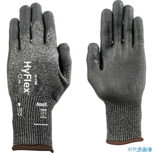 オレンジブック トラスコ中山　TRUSCOAnsell 【売切廃番】耐切創手袋 ハイフレックス 11−738 Sサイズ 〔品番:117387〕[ 注番:1496946]特長●INTERCEPT Technology採用の糸・ナイロン・Lyc...