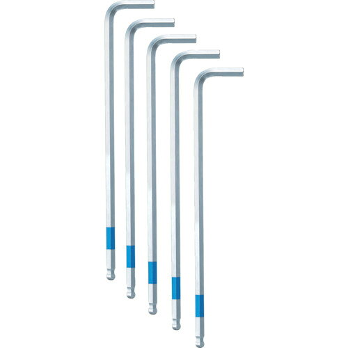 オレンジブック トラスコ中山　TRUSCOWISE スーパーボールレンチ 【単品】5本組(LL)6.0mm 〔品番:SBL605P〕[ 注番:1497573]特長●スーパーボールレンチ6．0mmの5本セットです。●よく使うサイズだけまとめて...