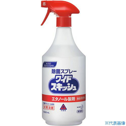 オレンジブック トラスコ中山　TRUSCOKao 業務用ワイドスキッシュ 1L 本体 〔品番:506672〕[ 注番:1573306]特長●エタノールとグリセリン脂肪酸エステルの相乗効果により、優れた除菌力を発揮します。用途●飲食店・介護施...