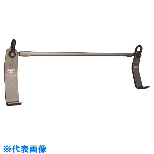 オレンジブック トラスコ中山　TRUSCONETSUREN LP−W型 1TON 天びん式板フック 〔品番:E2792〕[ 注番:1583726]特長●厚板、至等板の重ね吊りに使用できます。仕様●基本使用荷重(t)：1●maxT(mm)：0...